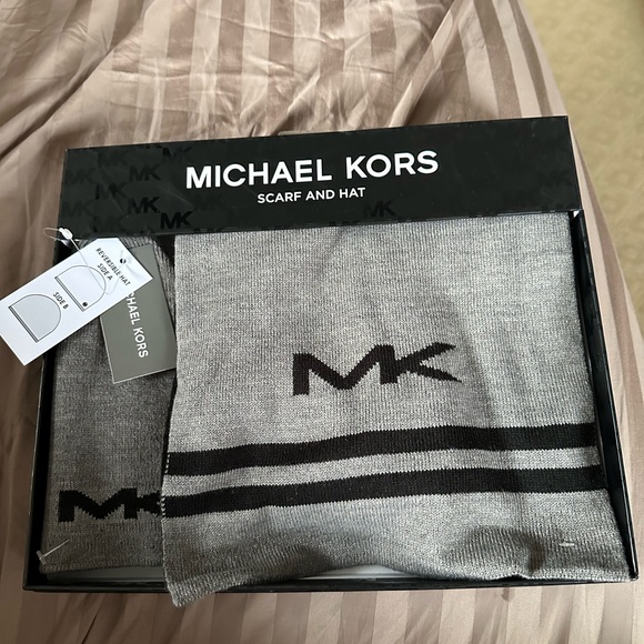Michael Kors | Accessories | Mk Gift Scarf Hat Gift Set | Poshmark